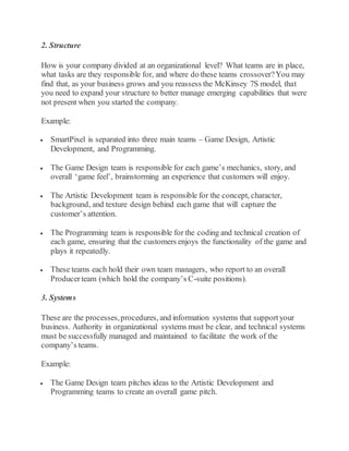Mc kinsey 7s framework-business strategy development | DOCX