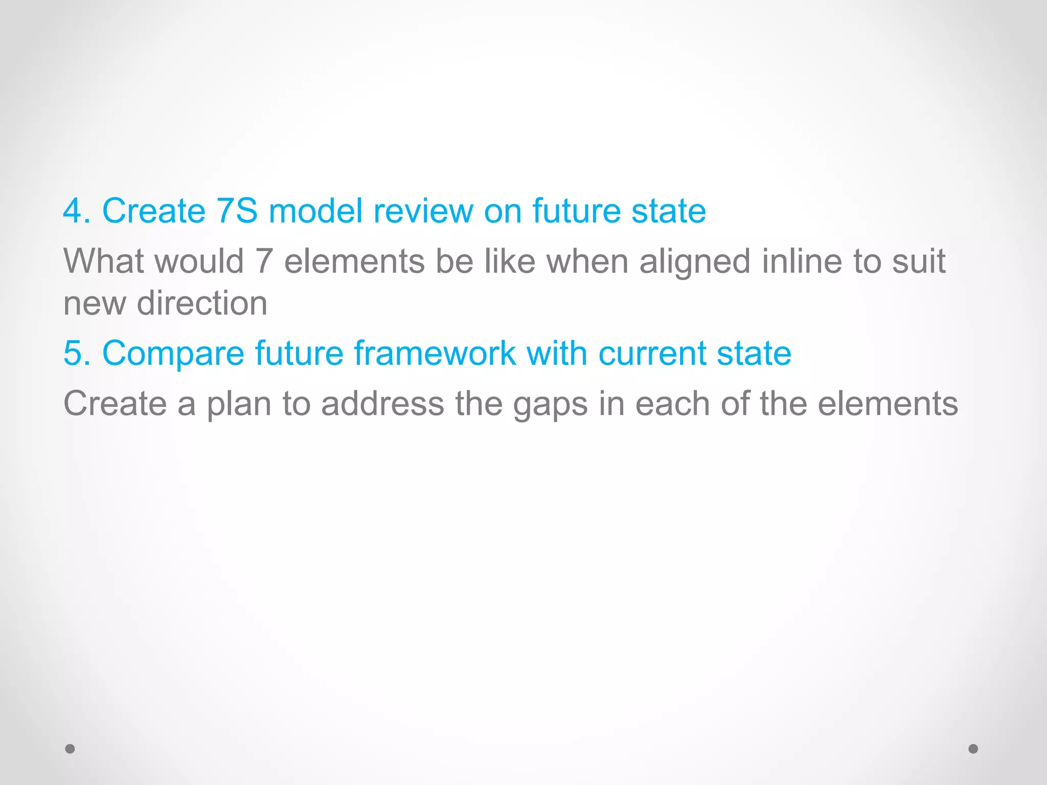 Mc kinsey 7s model and change managment | PPT