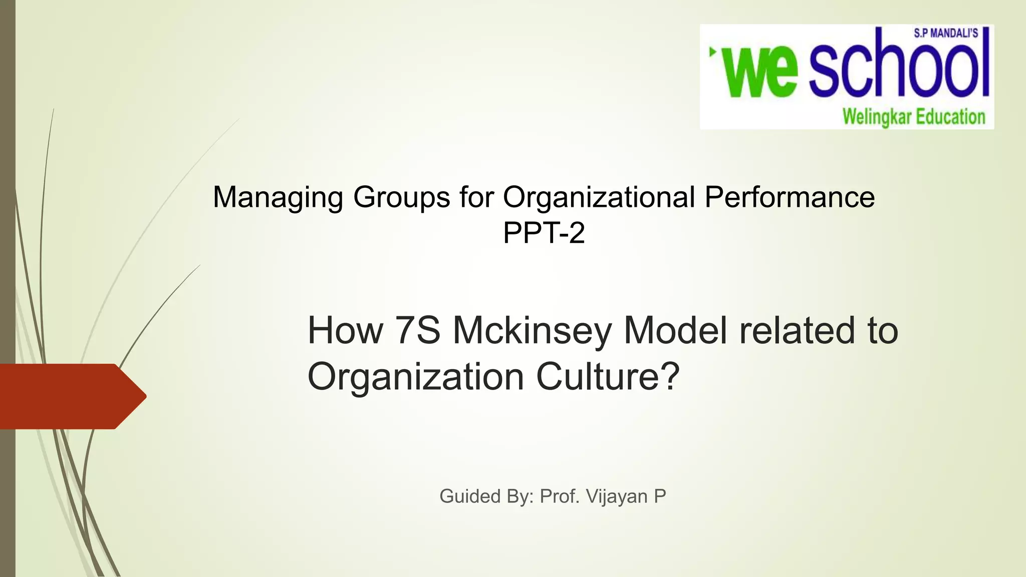 Mckinsey 7s model | PPTX