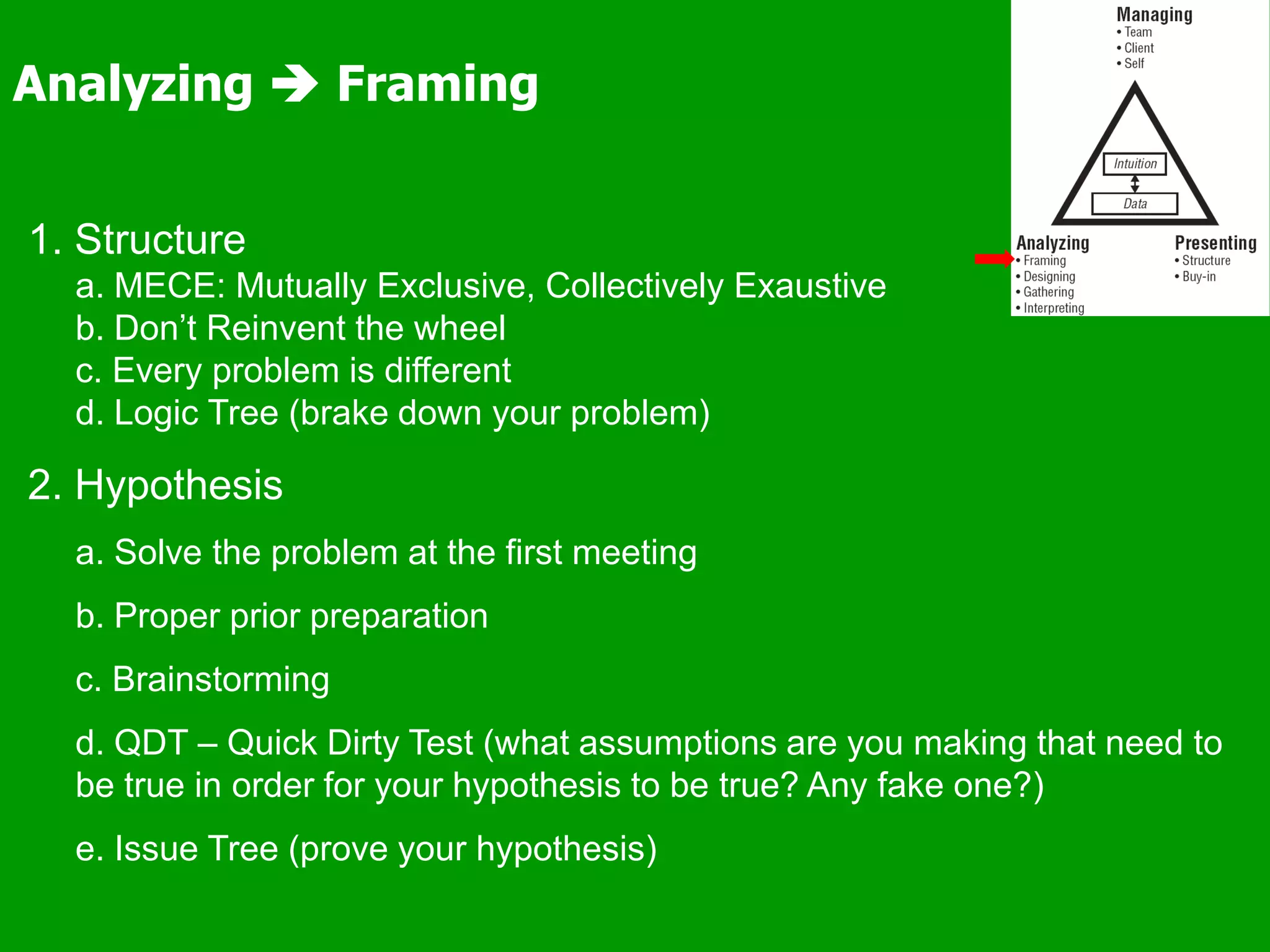 Notes on "The Mckinsey mind" | PDF