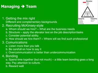 Notes on "The Mckinsey mind" | PDF