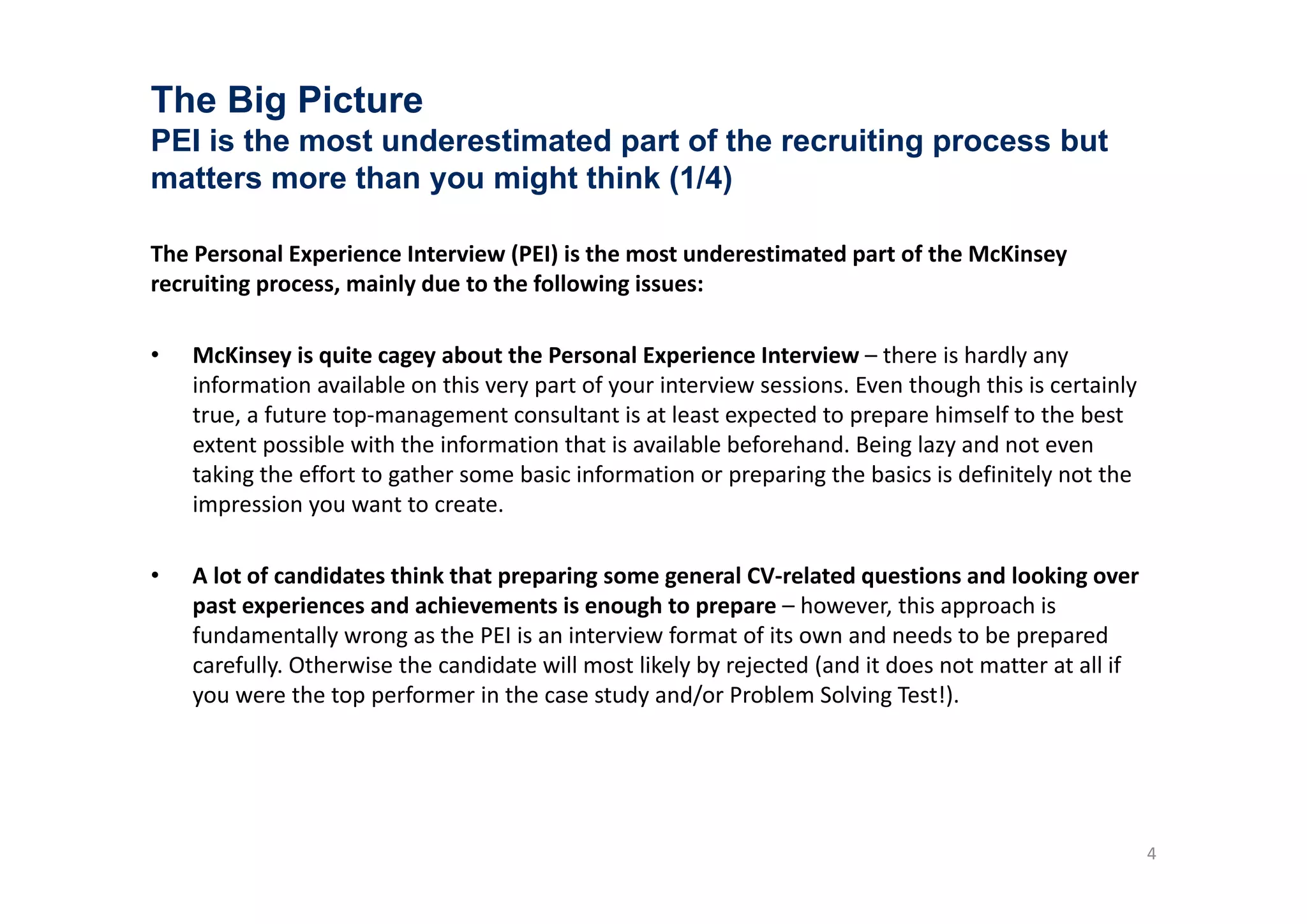Mckinsey Pei Examples – Mckinsey Pei Podcast – EXGRJU