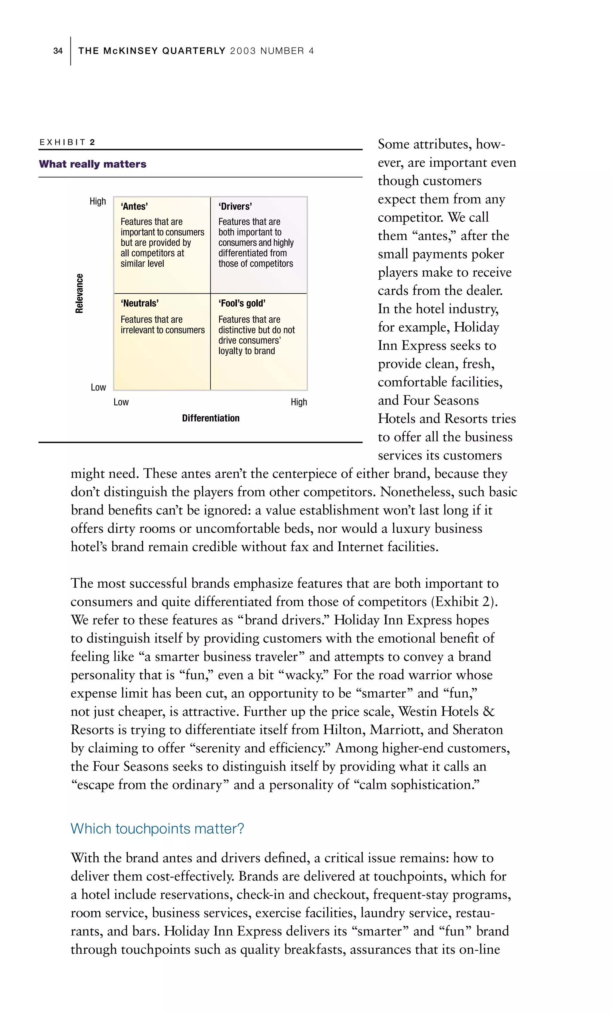 Better Branding_McKinsey Quarterly_Nov 2003 | PDF