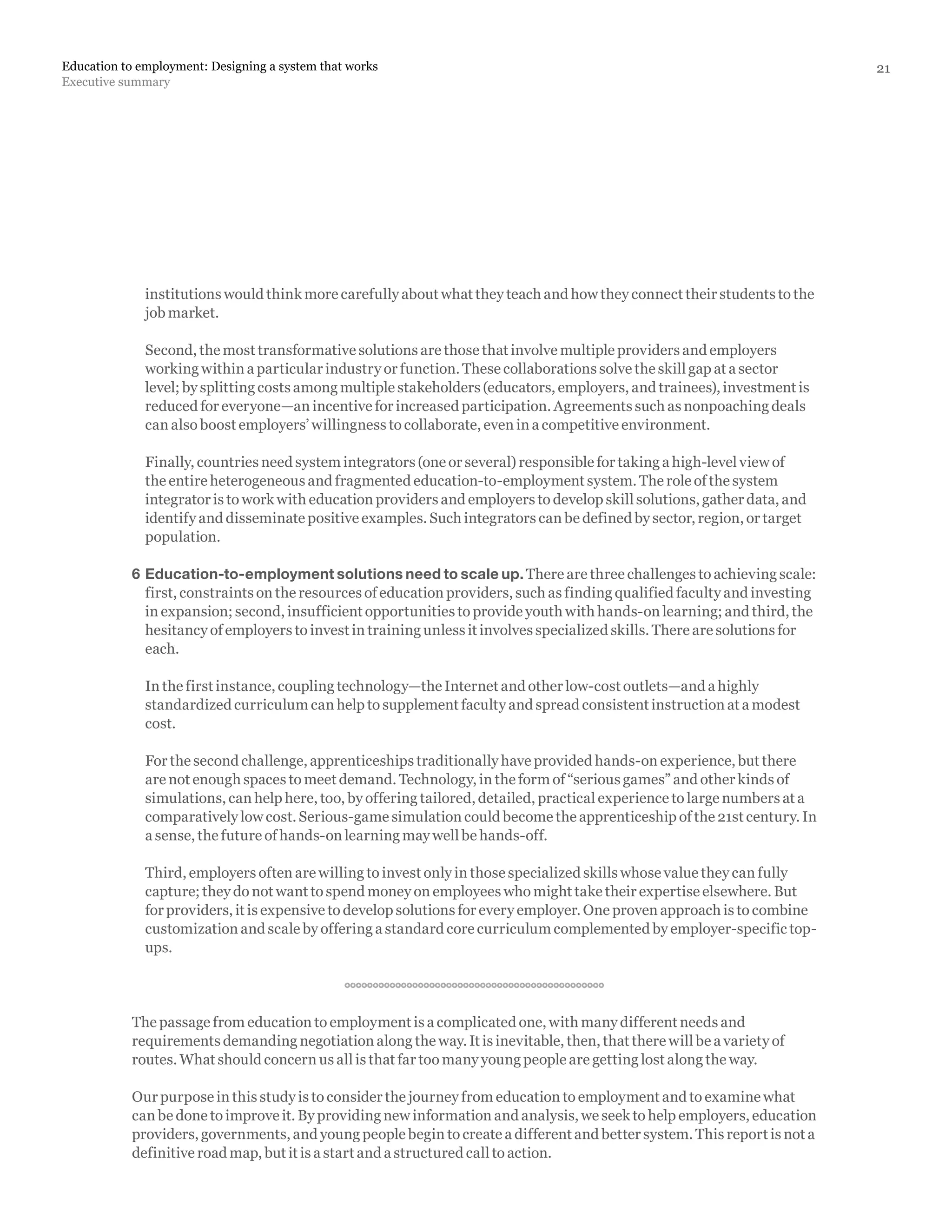 McKinsey Report: Education to-Employment-Final | PDF