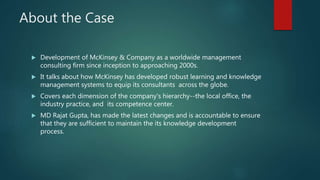 McKinsey & Company: Managing Knowledge and Learning | PPTX