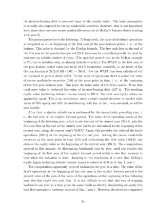 Mckinsey tutorial on valuations | PDF