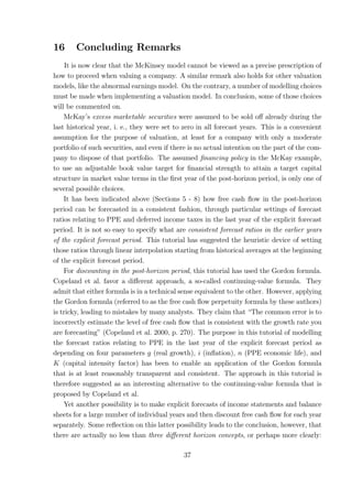 Mckinsey tutorial on valuations | PDF