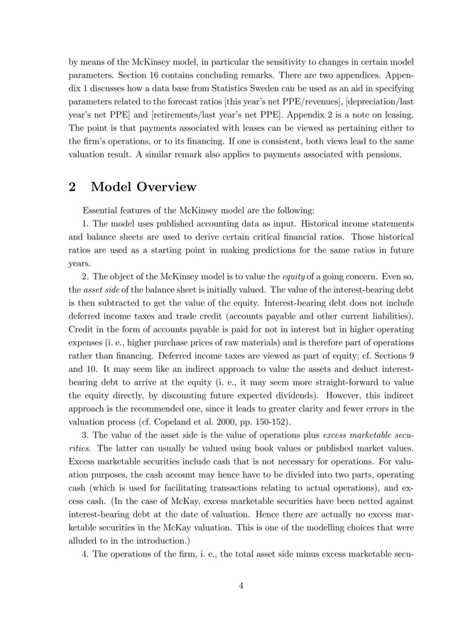 Mckinsey tutorial on valuations | PDF | Business Accounting & Finance ...