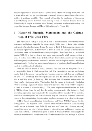 Mckinsey tutorial on valuations | PDF