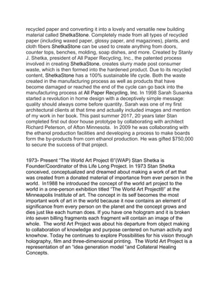 Fifty years of art by Artist Stanley Shetka (documented ) | PDF