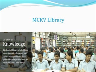MCKV, Private Engineering college in India | PPT