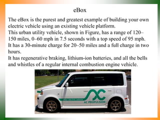 ELECTRICAL VEHICLES | PPT