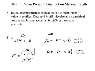 modeling of turbulent flows : prandtl mixing length theory | PPT