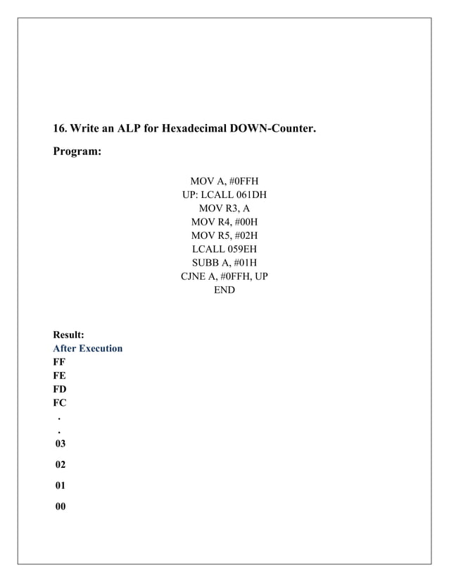 Microcontroller lab manual 2022 scheme vtu | DOCX | Civil Engineering ...