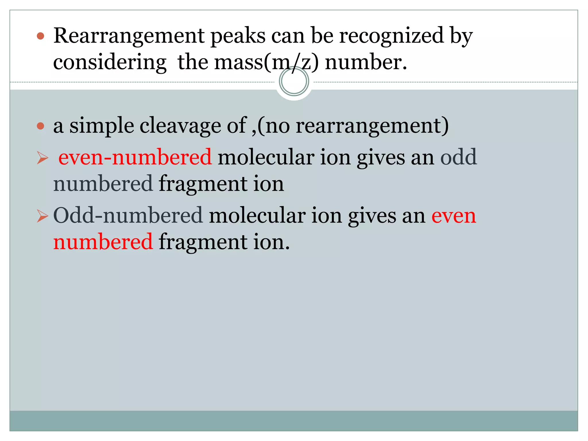 Mc lafferty rearrangement | PPTX