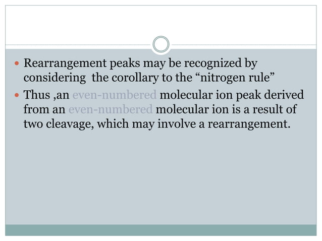 Mc lafferty rearrangement | PPTX | Chemistry | Science