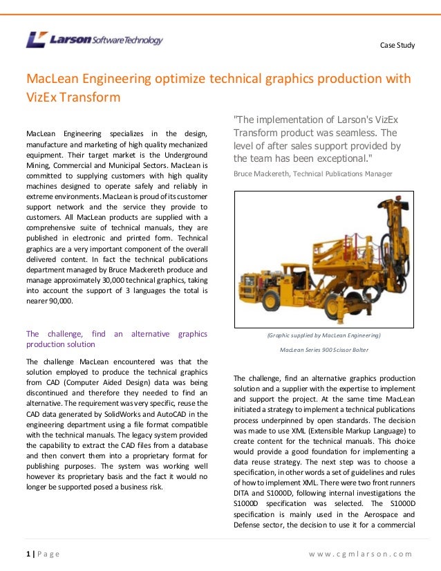 McLean Engineering Case Study McLean Engineering Case Study