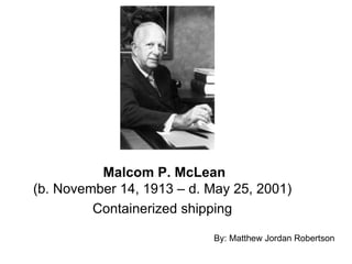 Mc lean power point | PPT