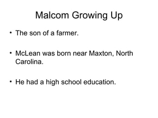 Mc lean power point | PPT