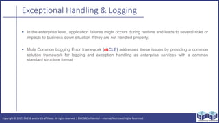 Mule Common Logging & Error Handling Framework | PDF