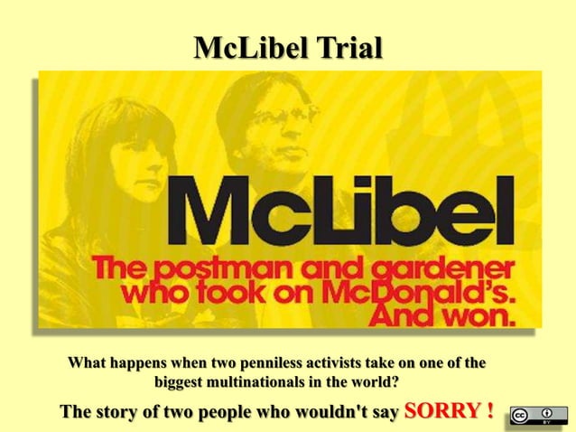 Mc Libel Trial | PPT