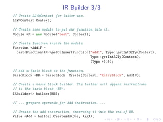Part II: LLVM Intermediate Representation | PDF
