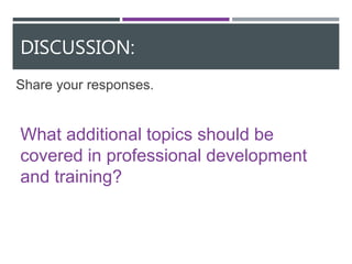 Listening Session: Working Together in Addressing Sensitive Topics | PPTX