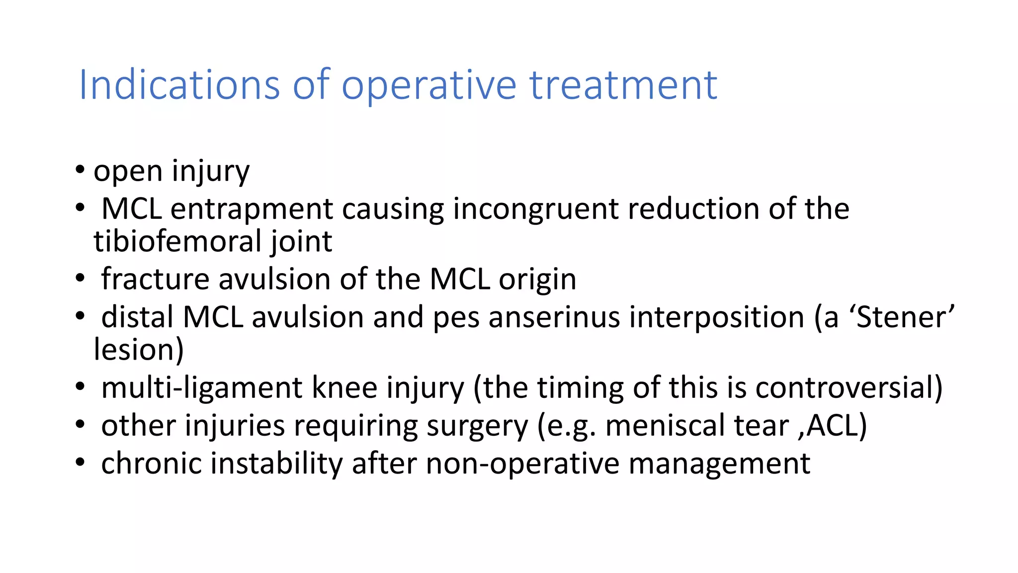 MCL,LCL & ALL injuries of the knee | PDF