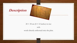 The Laguna Copperplate Inscription | PPTX