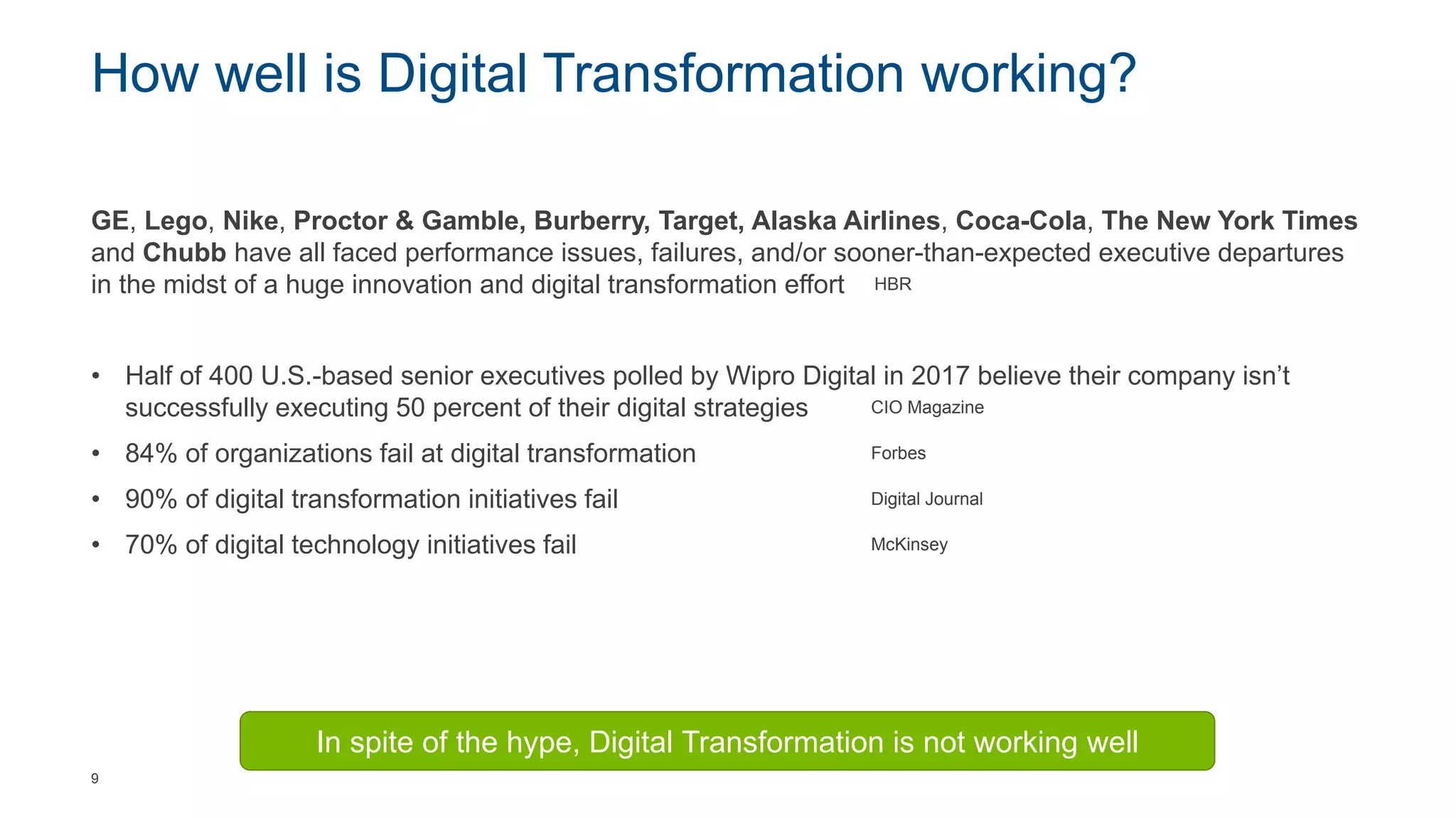 Governance: The key to effecting successful Digital Transformation | PPTX