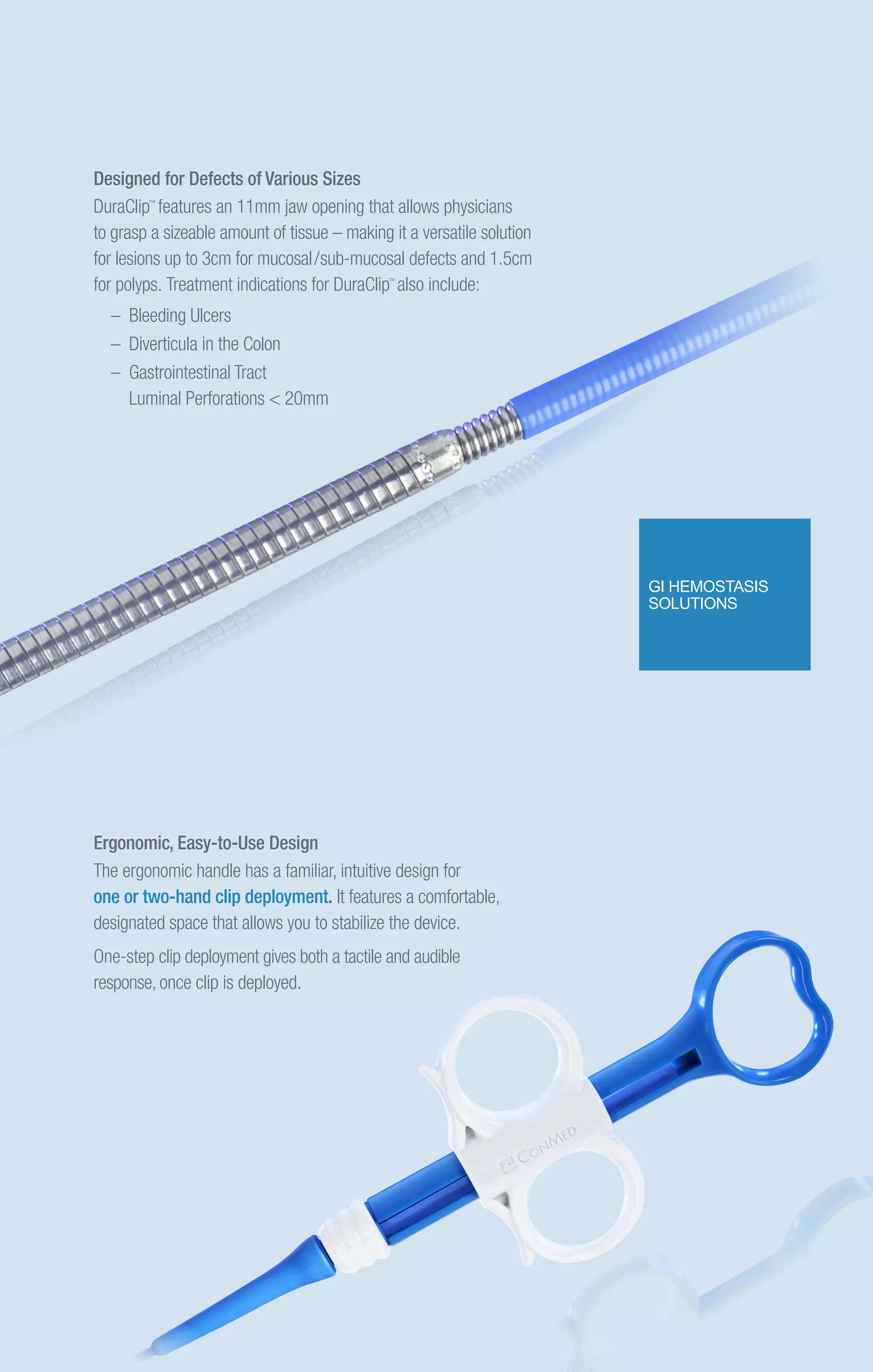 DuraClip™ Repositionable Hemostasis Clip | PDF