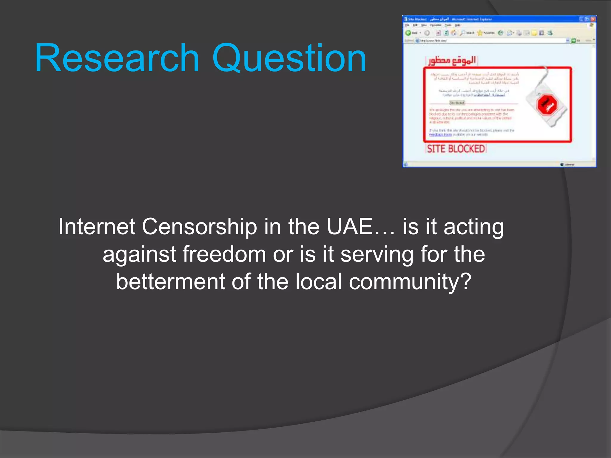 Internet censorship research paper | PPTX