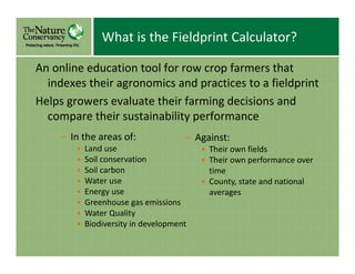 Mc mahon watershed scale conservation | PDF | Agriculture | Industries