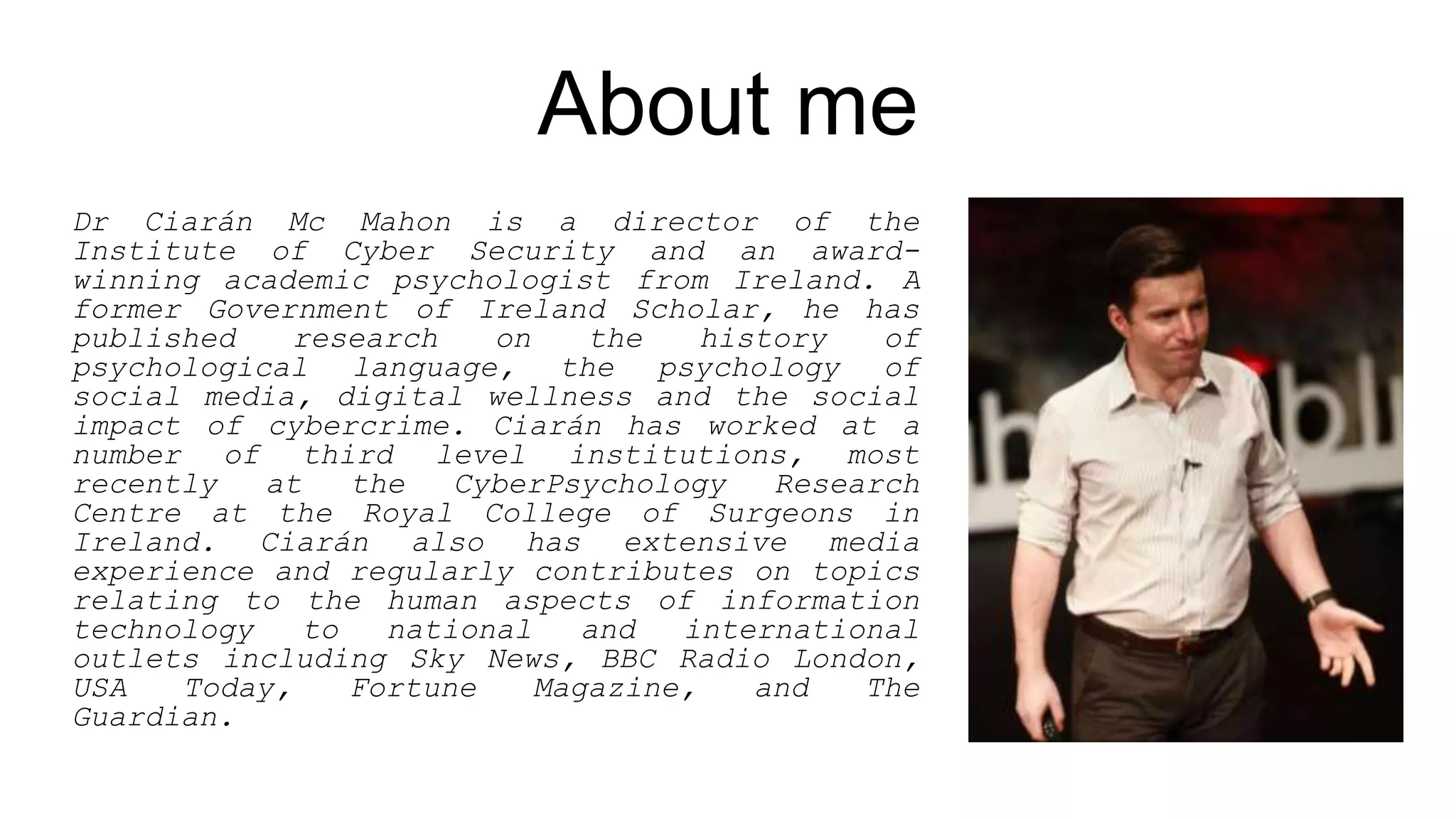 Information security consciousness | PPTX