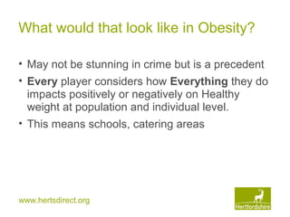 Creating a less obesogenic environment | PPT