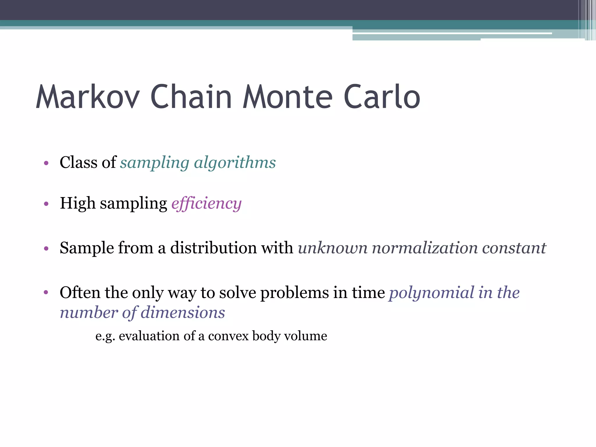 Markov Chain Monte Carlo explained | PDF