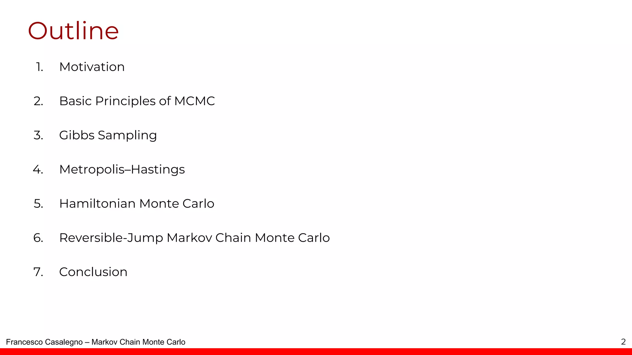 Markov Chain Monte Carlo Methods | PDF