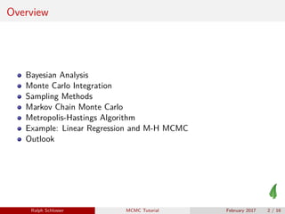 Metropolis-Hastings MCMC Short Tutorial | PDF