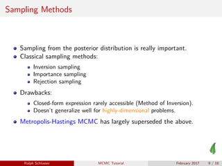 Metropolis-Hastings MCMC Short Tutorial | PDF