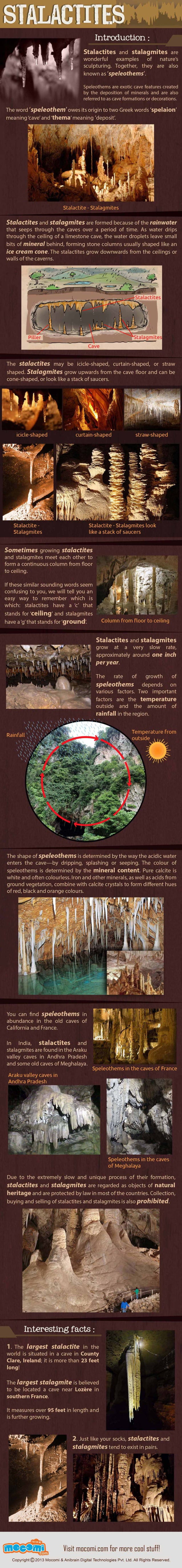 What are Stalactites and Stalagmites? - Geography for Kids | PDF