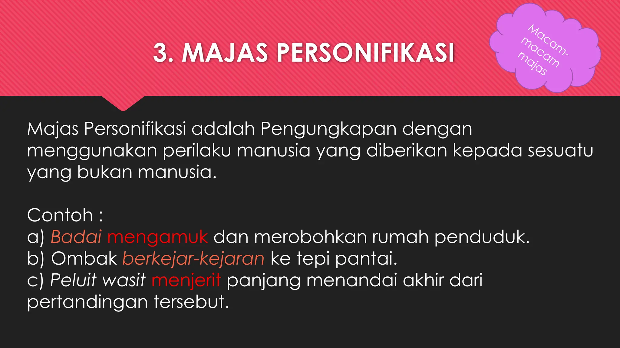 jenis-jenis majas perbandingan, penegasan, dan sindiran | PPTX