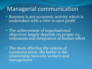 Managerial Communication | PPT | Dating | Family and Relationships
