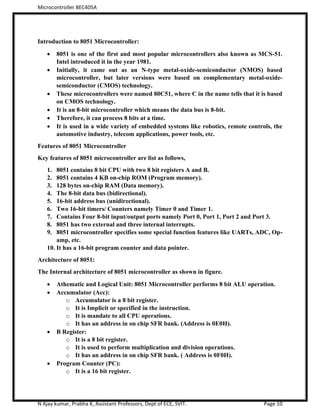 MC_Module_1 (2).pdf MICROCONTROLLER VTU. MODULE 2 | PDF