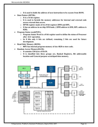 MC_Module_1 (2).pdf MICROCONTROLLER VTU. MODULE 2 | PDF