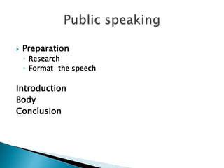presentation _public speaking | PPT | Business Expos & Conferences | Events