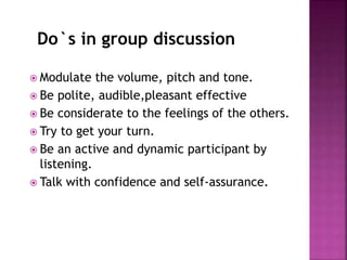Group Discussion | PPT