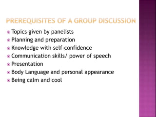 Group Discussion | PPT