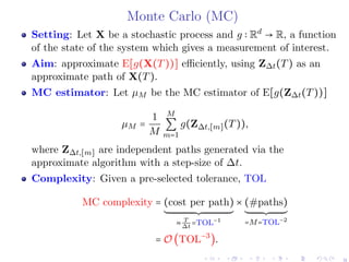 MCQMC 2020 talk: Importance Sampling for a Robust and Efficient Multilevel Monte Carlo Estimator ...