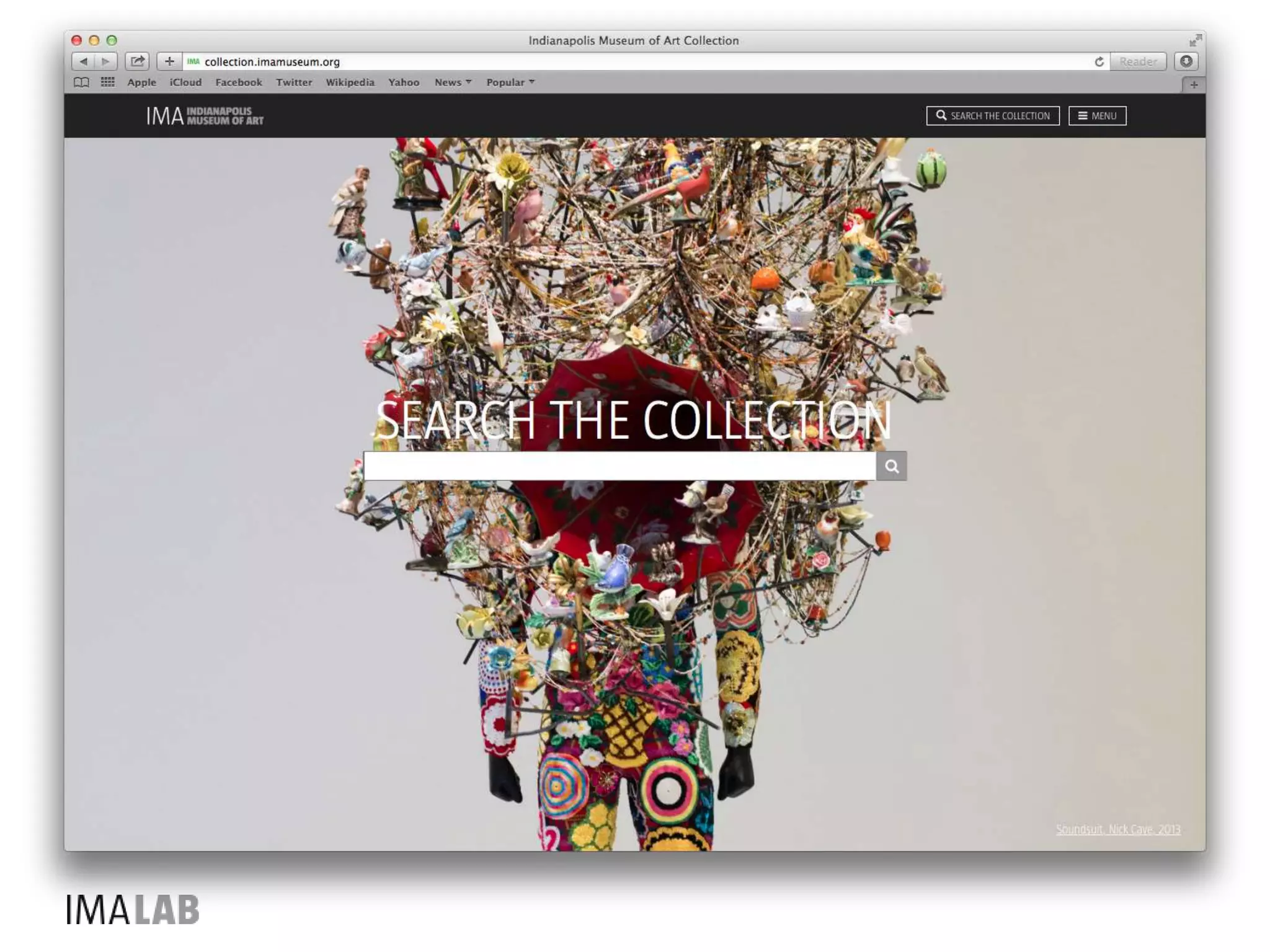 IMA Lab: Indianapolis Museum of Art Collection Page Redesign | PPTX