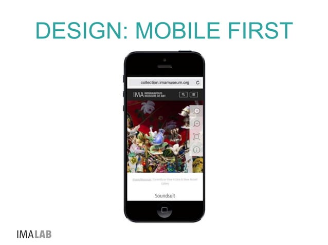 IMA Lab: Indianapolis Museum of Art Collection Page Redesign | PPT